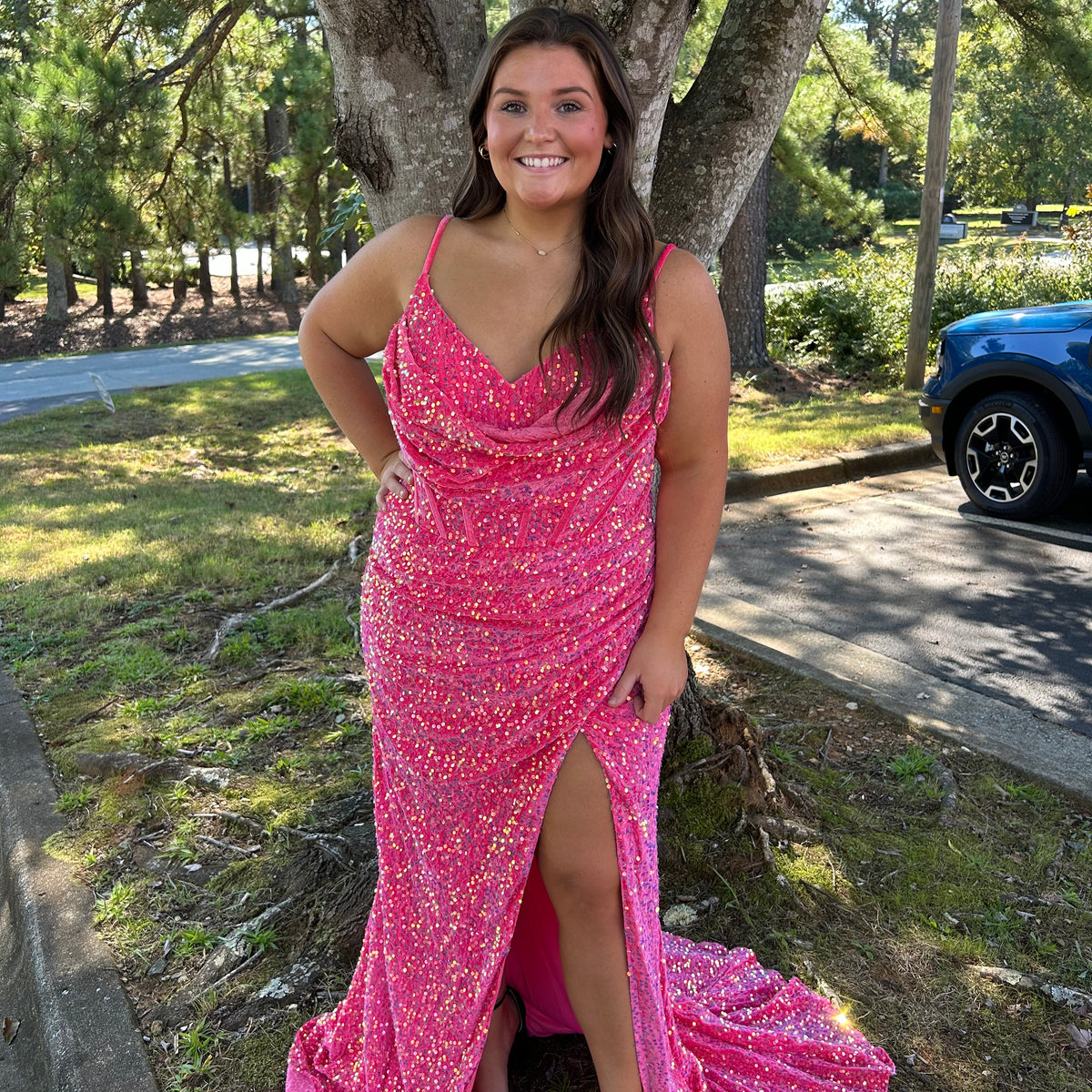 ATHENA PROM 8855 Fitted Sequin Dress – Formalwear Outlet